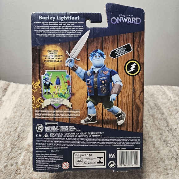 Disney | Toys | Disney Pixar Action Figure Onward Barley Lightfoot ...